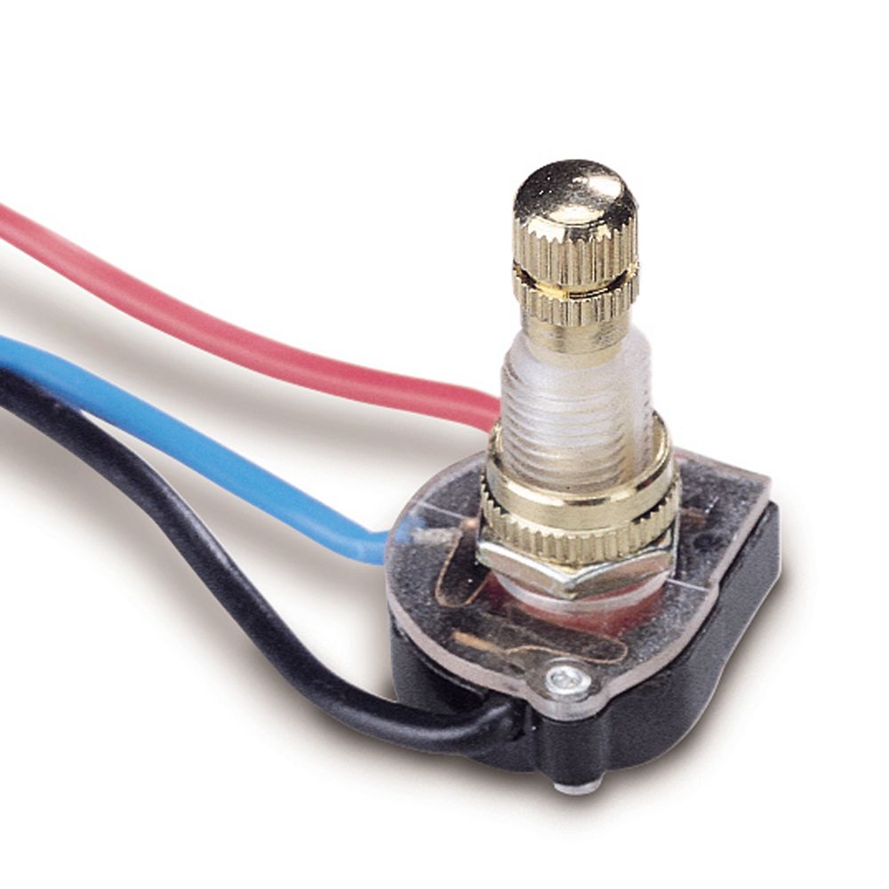 Gardner Bender Brass Rotary Switch SPTT 6A 125VAC F/O/O/O; 1/Cd | The ...