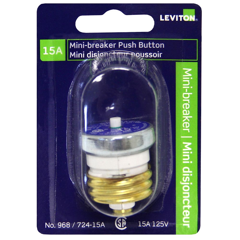 IDEAL MINI BREAKER 15 AMP Blue | The Home Depot Canada