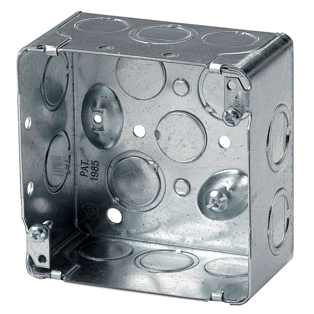 Iberville 4 In. Square Box 2-1/8 In. Deep KO | The Home Depot Canada