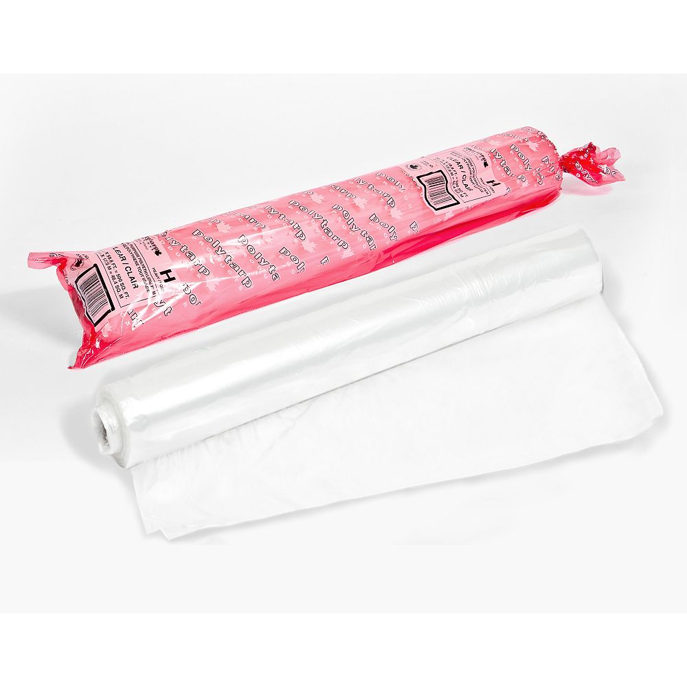 HDX 102-inch X 500 sq. ft. Heavy Poly Drop Sheet | The Home Depot Canada