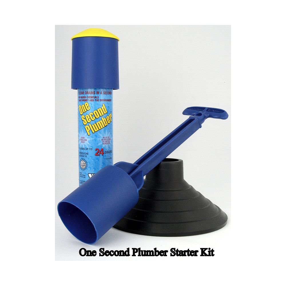 One Second Plumber One Second Plumber Starter Kit - 24 Shot | The Home ...