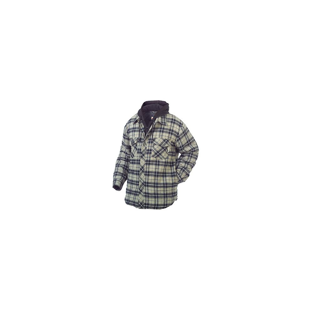 Work King Quilt Lined Flannel Shirt with Fooler Front 2XL | The Home ...