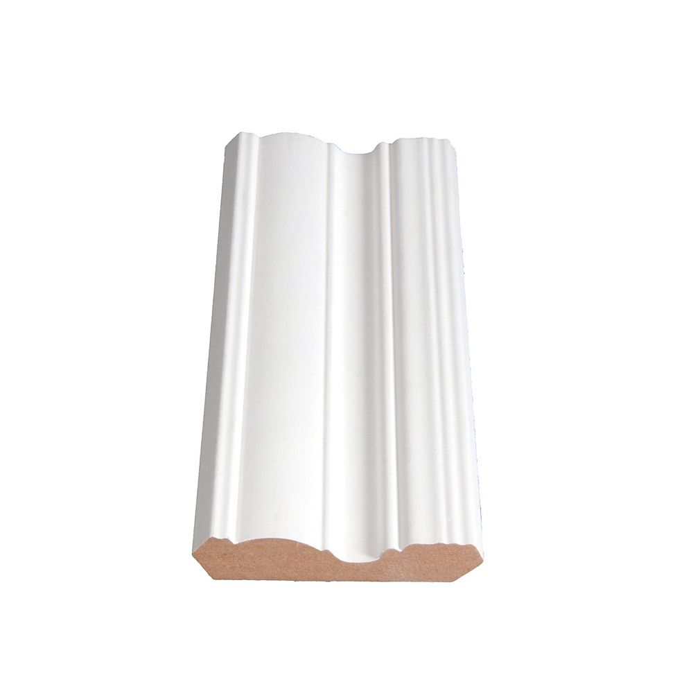 Alexandria Moulding 9 16 inch X 3 1 4 inch MDF Primed Fibreboard Crown alexandria-moulding-9-16-inch-x-3-1-4-inch-mdf-primed-fibreboard-crown