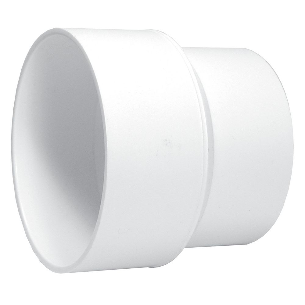 PVC-BDS Reducer Coupling 4 inchx3 inch Hub | The Home Depot Canada