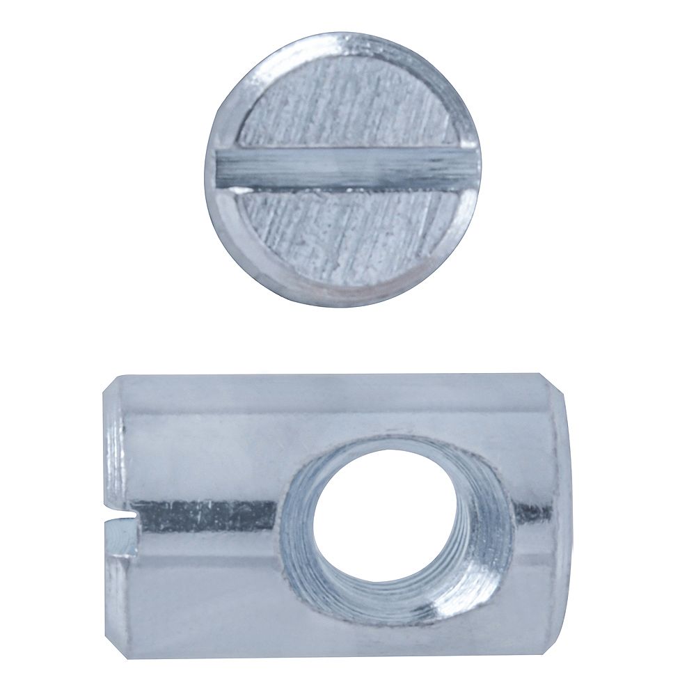 Paulin 3/8 x 5/8L-inch Slot Drive Cross Dowel Zinc Plated | The Home ...