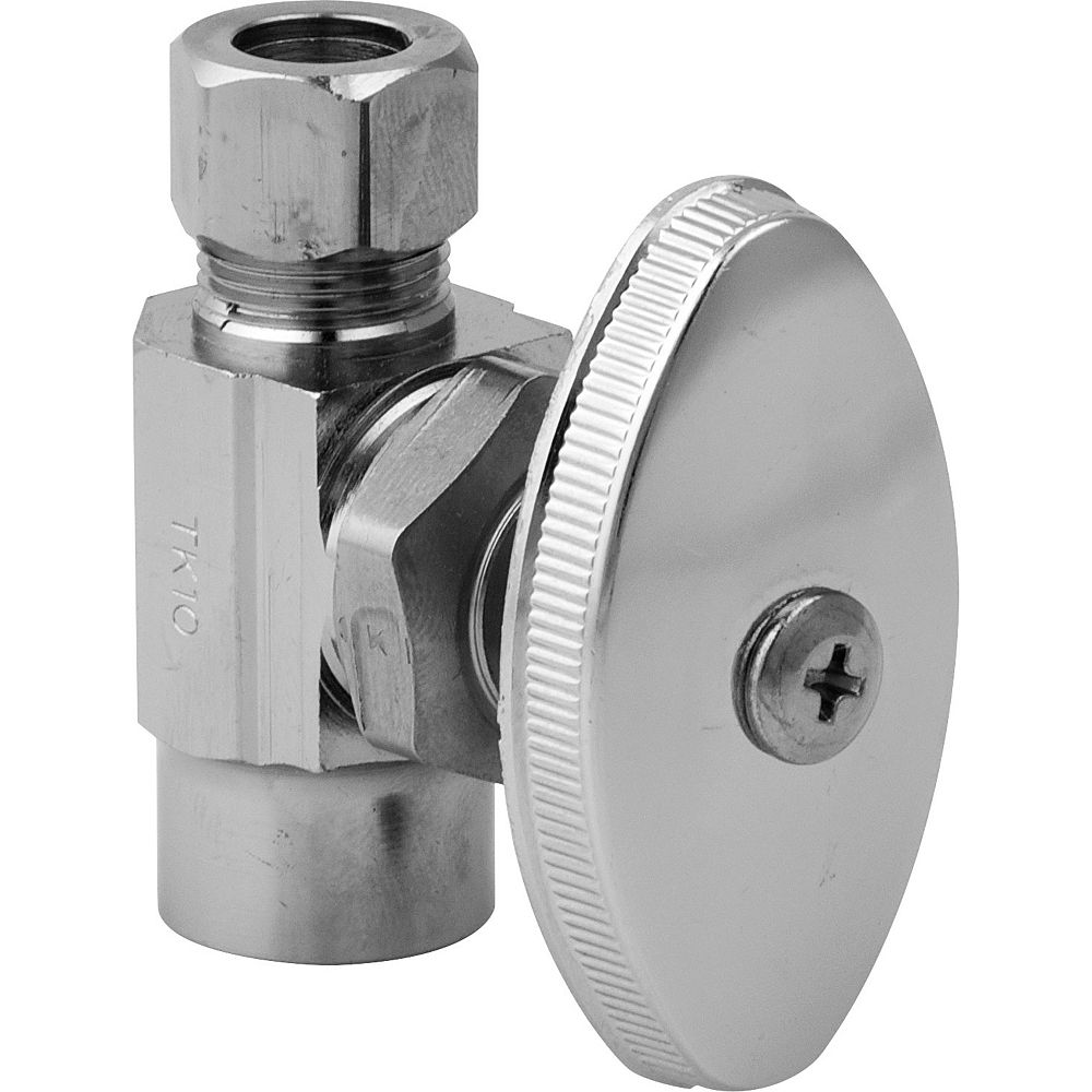 BrassCraft Straight Valve 1/2 Inch Nominal Sweat X 3/8 Inch Od ...