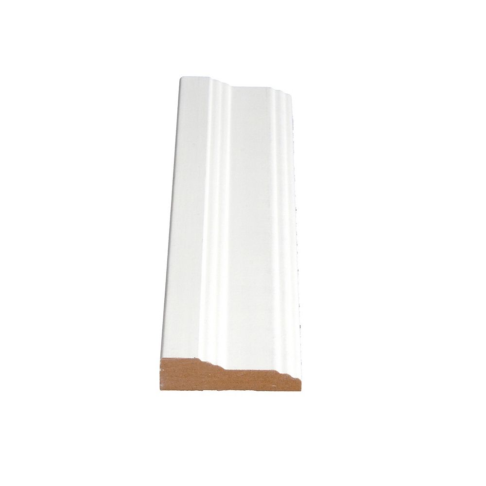 Alexandria Moulding 5/8-inch x 2 1/4-inch MDF Primed Fibreboard Step ...