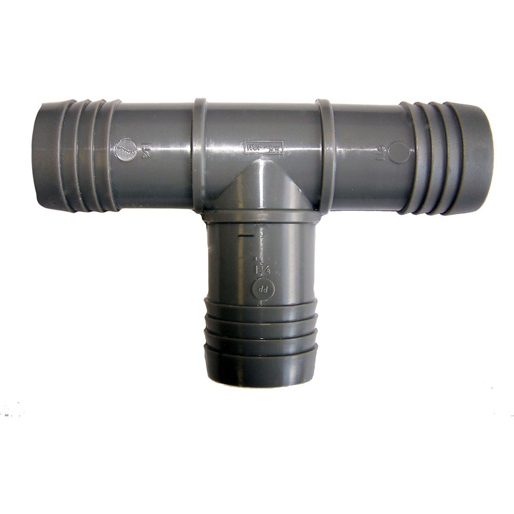 Pro-Connect Poly Insert Tee - 1 1/4 Inch | The Home Depot Canada