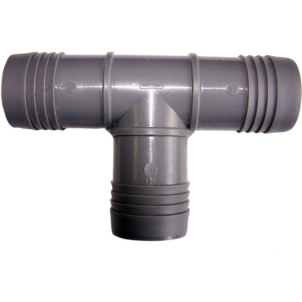 Pro-Connect Poly Insert Tee - 1 1/2 Inch | The Home Depot Canada