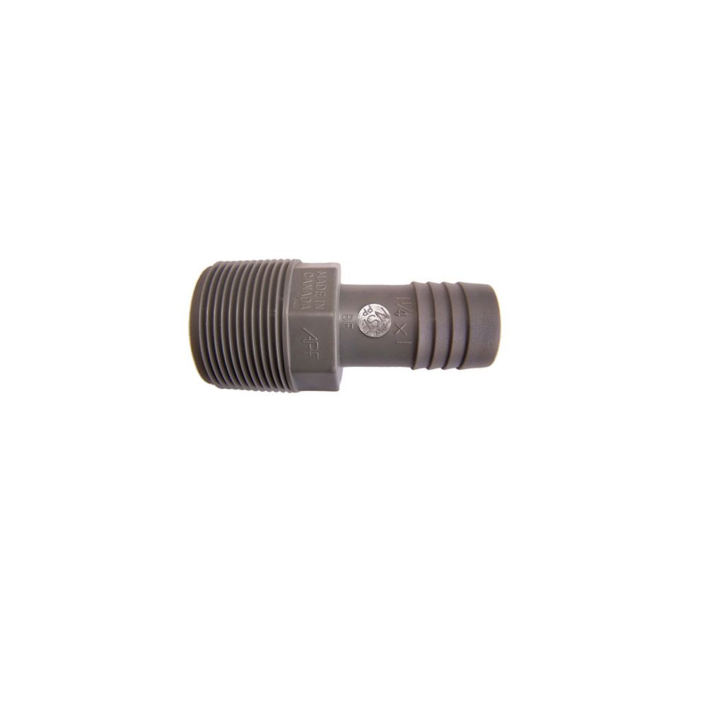 Pro-Connect Poly Reducing Male Adapter - 1 1/4 Inch Mpt X 1 Inch ...
