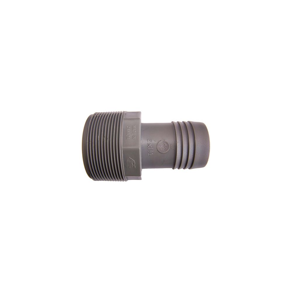 Pro-Connect Poly Reducing Male Adapter - 2 Inch Mpt X 1 1/2 Inch ...