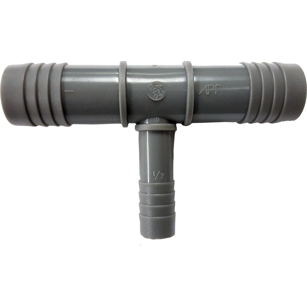 Pro-Connect Poly Reducing Tee - 3/4 Inch Ins X 3/4 Inch Ins X 1/2 Inch ...
