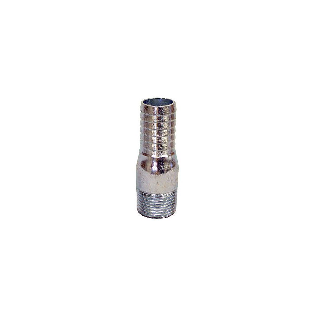 Pro-Connect Galvanized Insert Adapter - 1/2 Inch | The Home Depot Canada