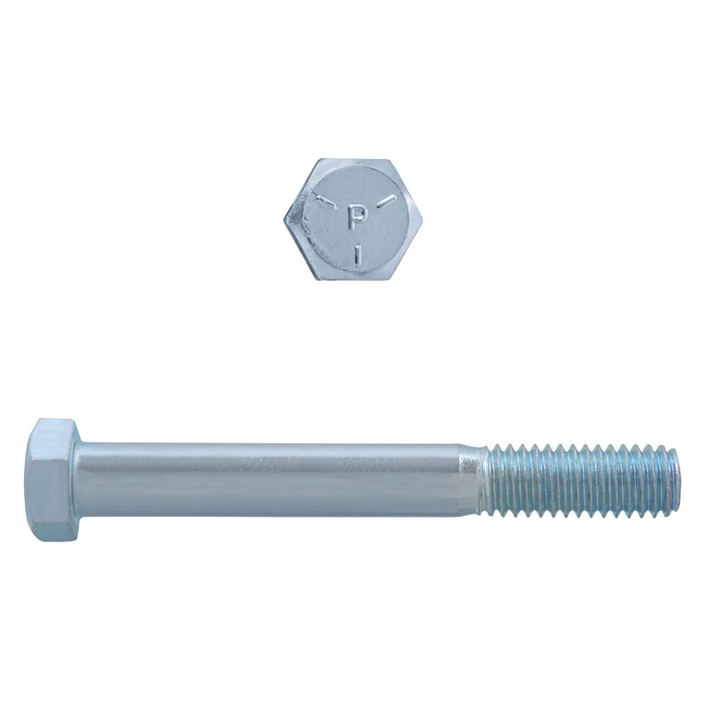 Paulin 3/8-inch x 3-inch Hex Head Cap Screw - Zinc Plated - Grade 5 ...