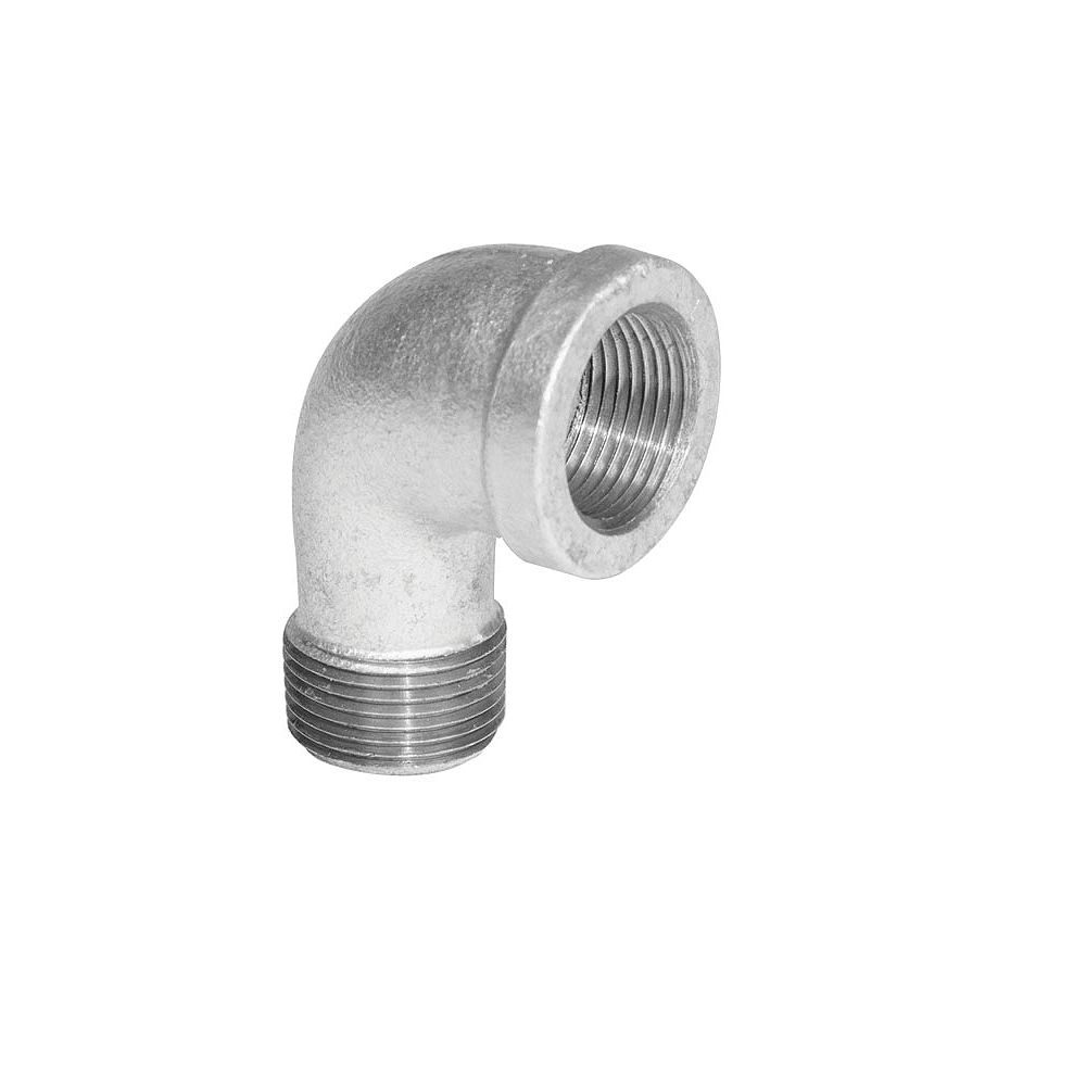 STZ Fitting Galvanized Iron 90 Degree Street Elbow 3/4 Inch | The Home ...
