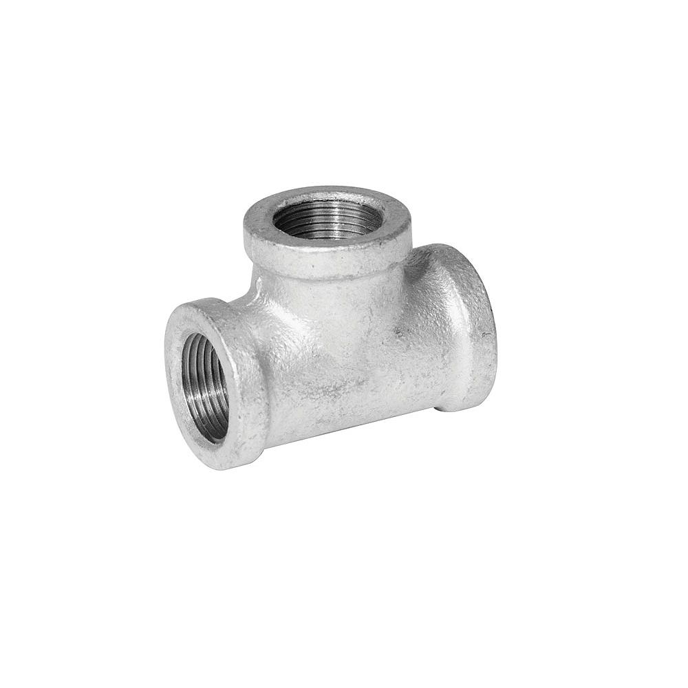 STZ Fitting Galvanized Iron Tee 1/2 Inch | The Home Depot Canada
