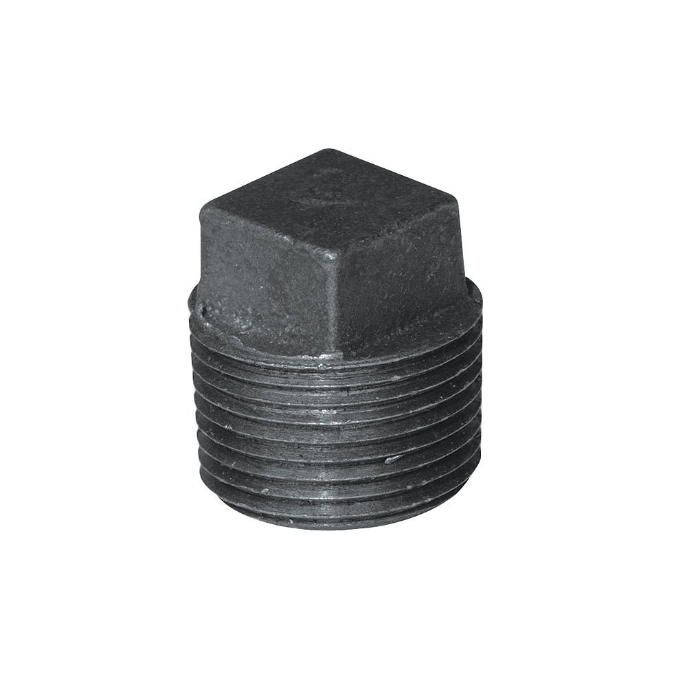 STZ Fitting Black Iron Plug 1/4 Inch | The Home Depot Canada