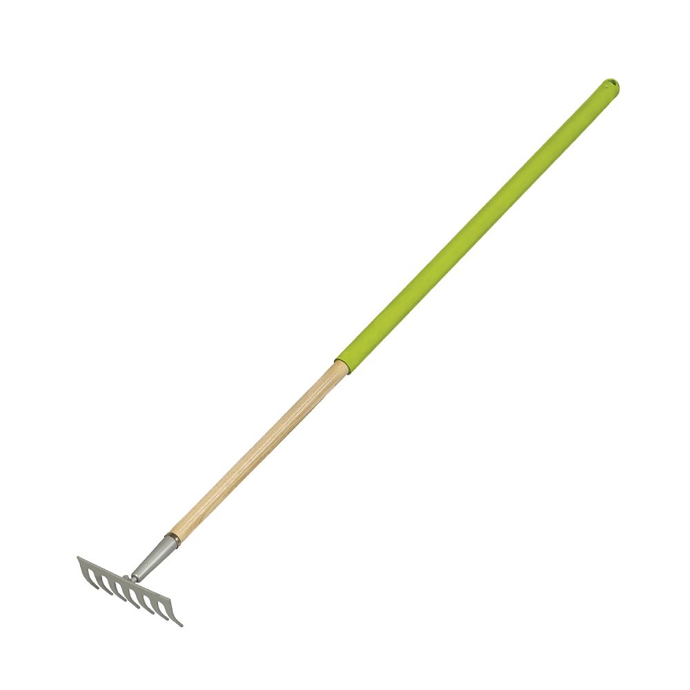 Botanica Garant FLR7L Level Rake, Wood Handle with Cushioned Grip | The ...