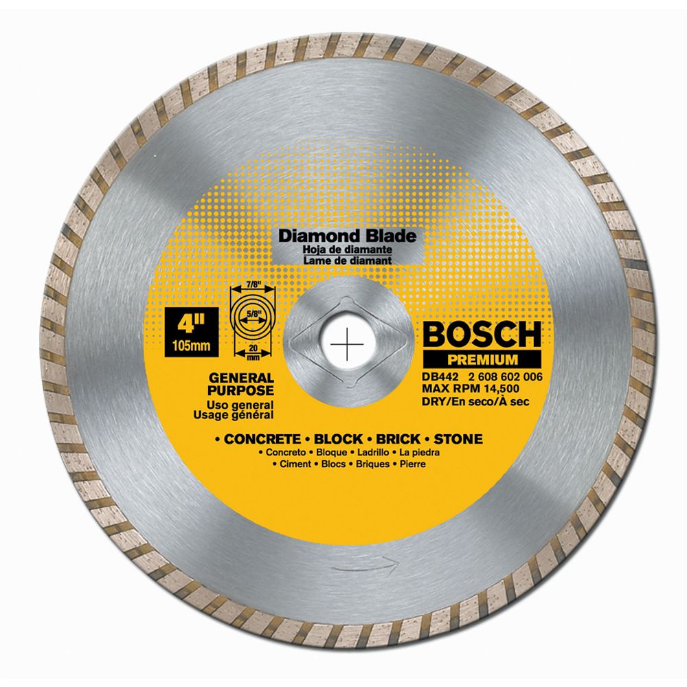 Bosch 4 inch Turbo Diamond Blade | The Home Depot Canada