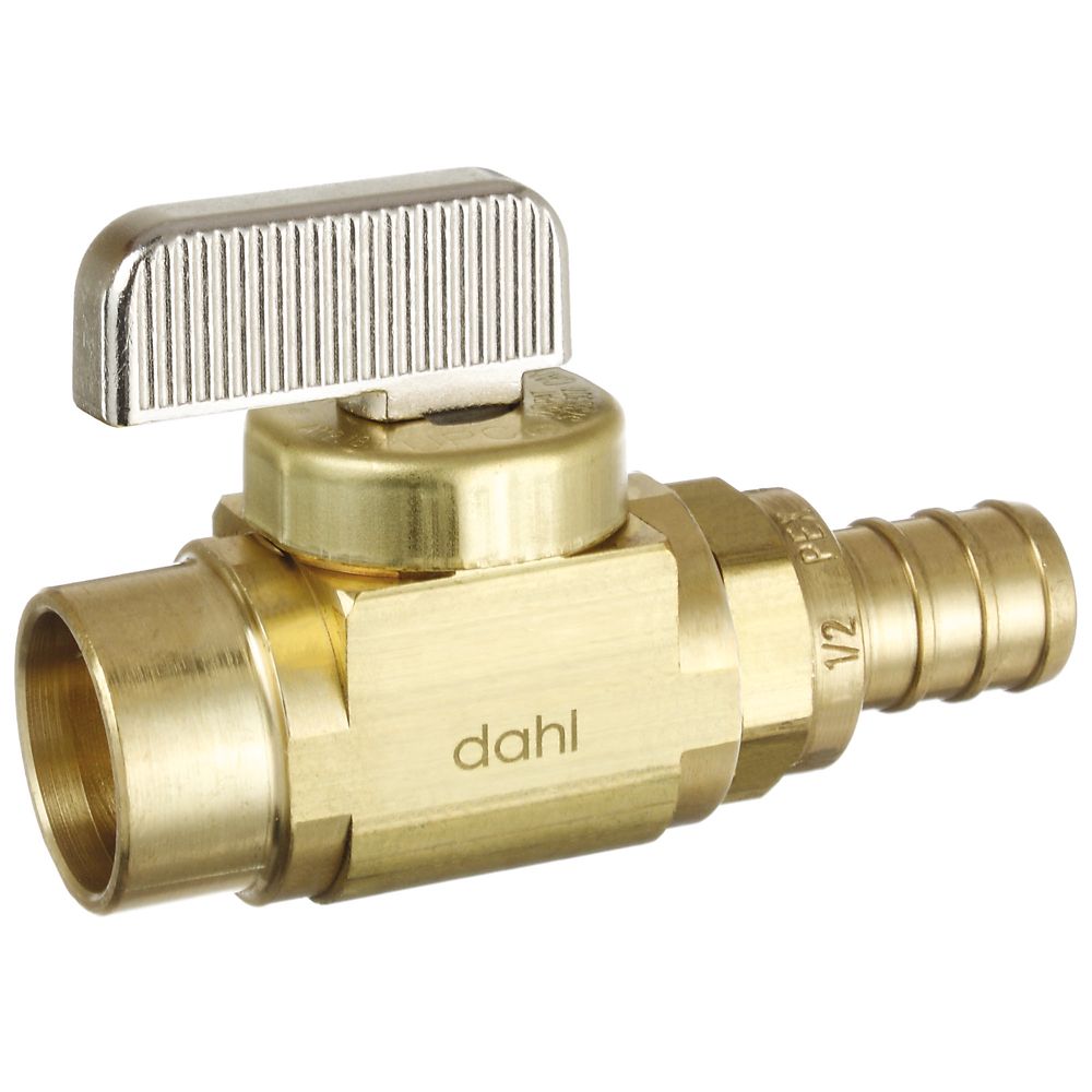 Dahl 1/2 Fem Solder x 1/2 Crimpex, Straight, Brass | The Home Depot Canada