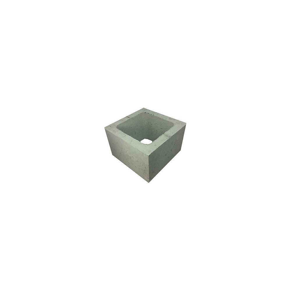 Basalite Concrete Products HALF BLOCK 20CM | The Home Depot Canada