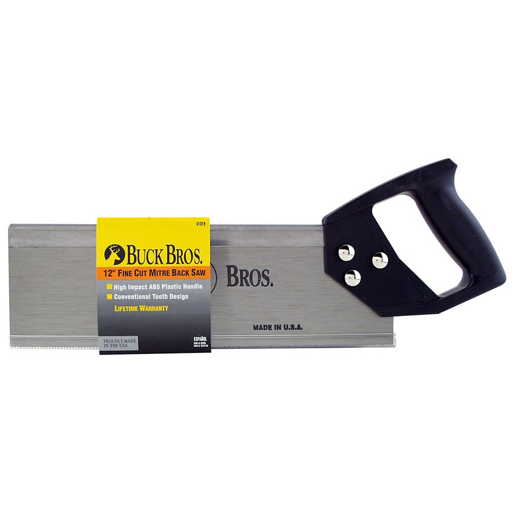 Buck Bros 12 In. Basic Mitre Saw - Plastic Handle | The Home Depot Canada