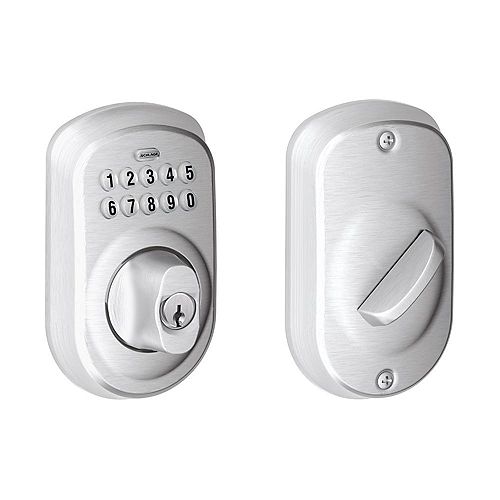 Weiser SmartCode Contemporary Satin Chrome Keyless Entry Electronic ... Weiser SmartCode Contemporary Satin Chrome Keyless Entry Electronic ...