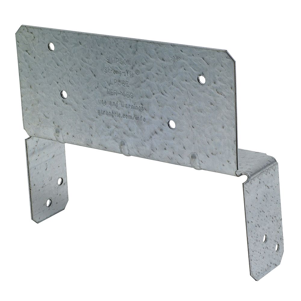 Simpson Strong-Tie LPC ZMAX Galvanized Adjustable Post Cap for 6x | The ...