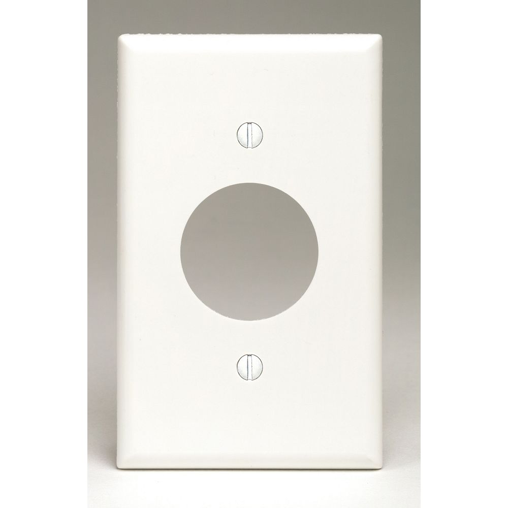 Leviton Single Receptacle, White Plate | The Home Depot Canada