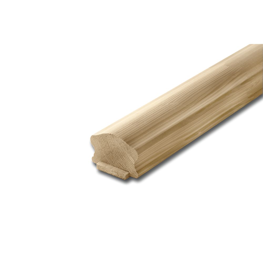 Alexandria Moulding 1 1/2-inch 2 1/2-inch 8 ft. Unfinished Hemlock ...