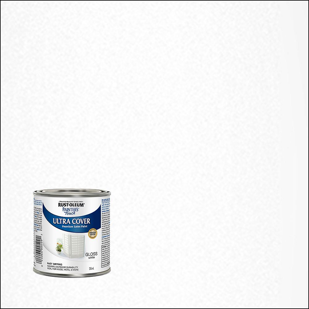 Rust-Oleum Painter's Touch Multi-Purpose Paint in Gloss White, 236 mL ...