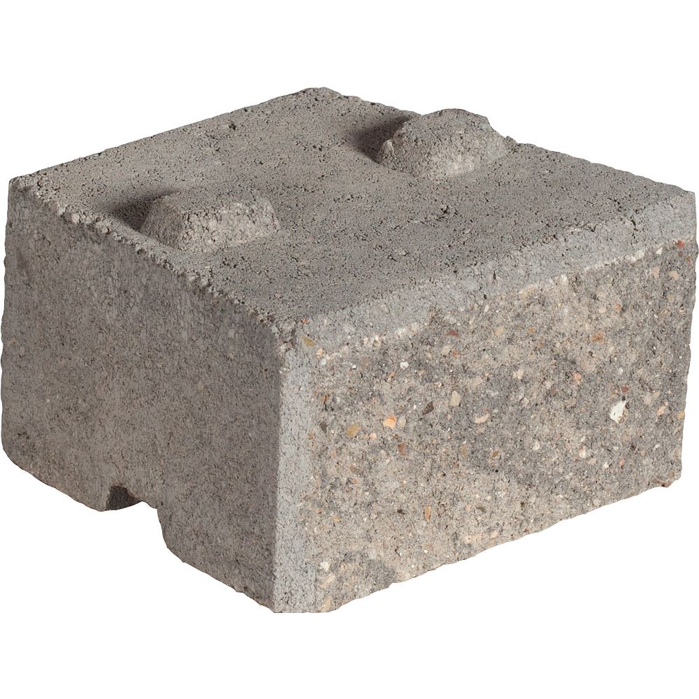 Shaw Brick WedgeStone Classique Étain et Charbon | Home Depot Canada