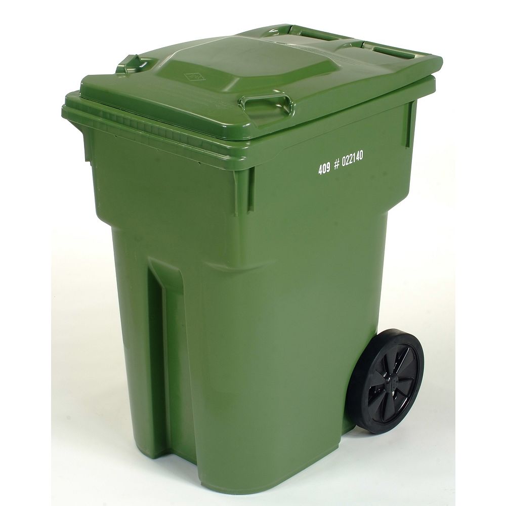 IPL Mastercart Bac 360L vert avec roues 12 po | Home Depot Canada