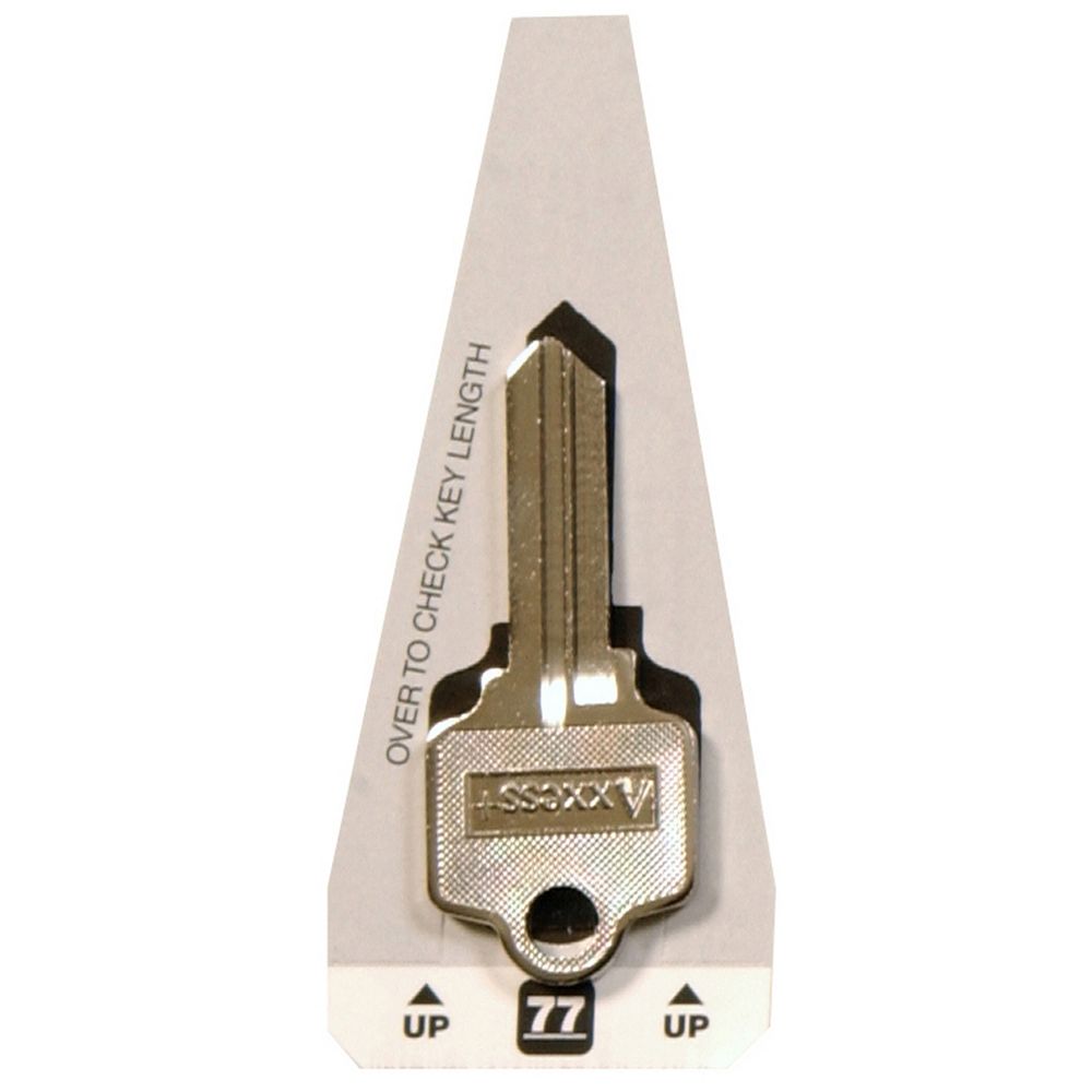 The Hillman Group #77 Axxess Key - Schlage Double Sided House Key | The ...