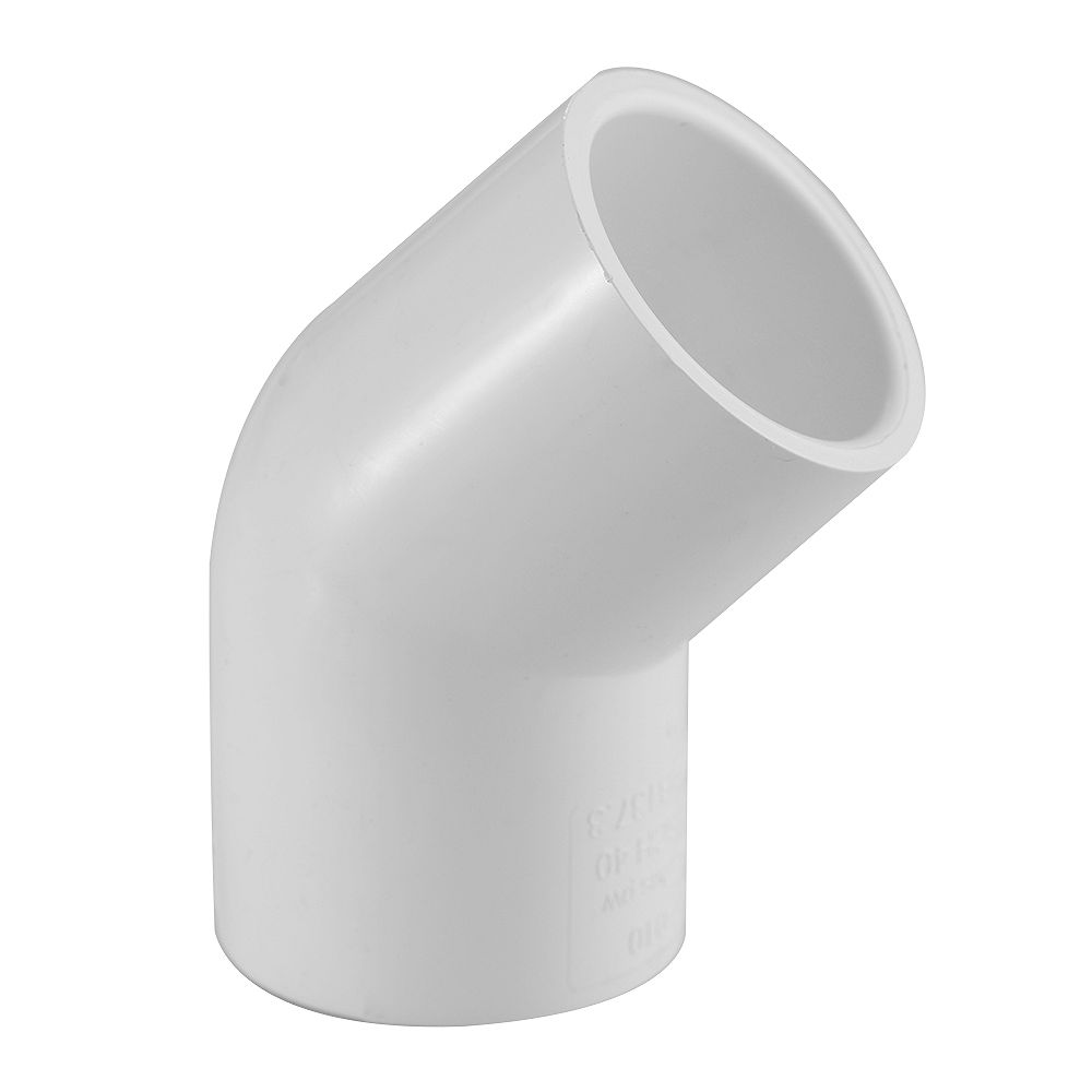 LESSO Pvc 45 Elbow (Soc X Soc) 3/4 inch | The Home Depot Canada