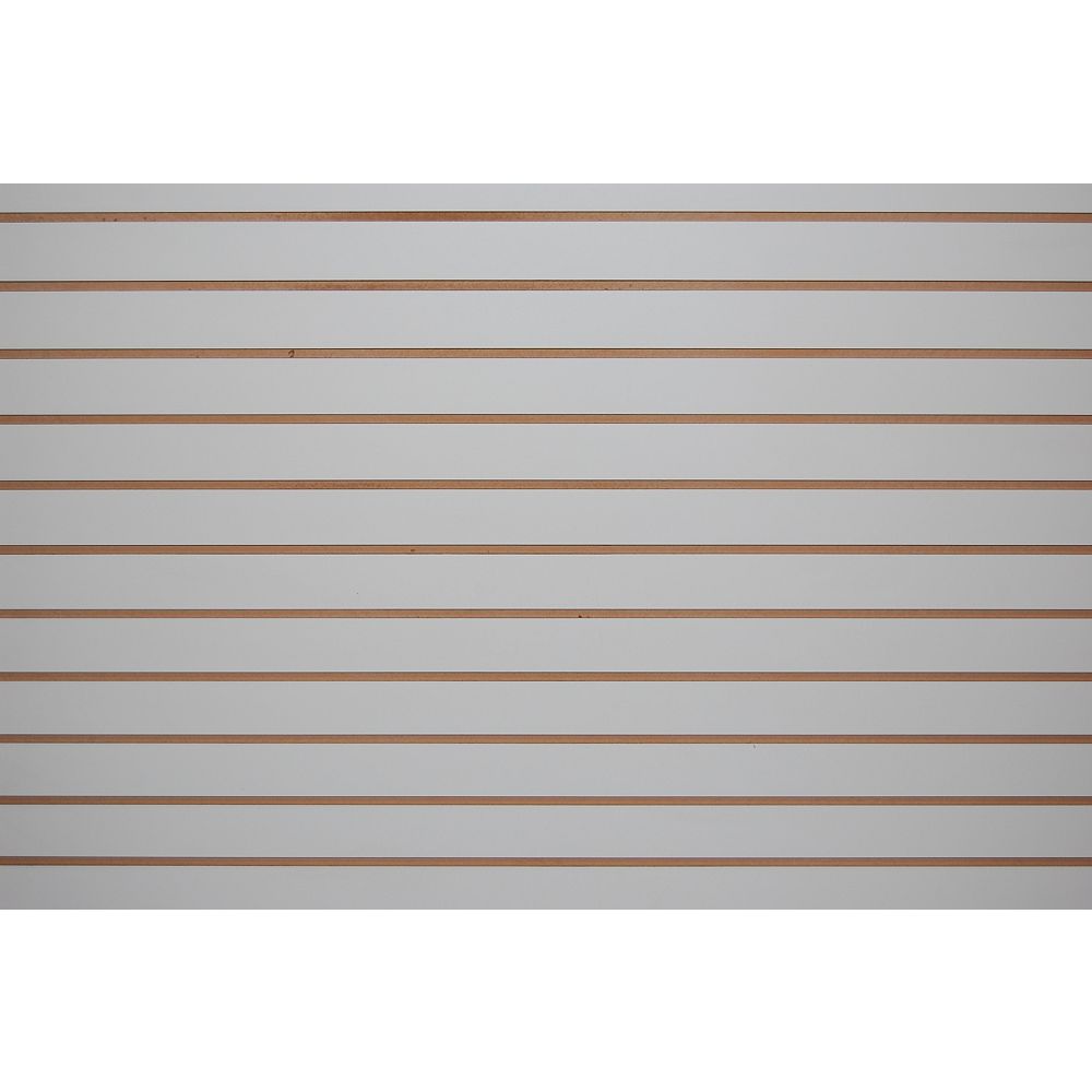 Goodfellow Slotwall 3/4-inch 4 x 8 Grey Melamine Finish | The Home ...