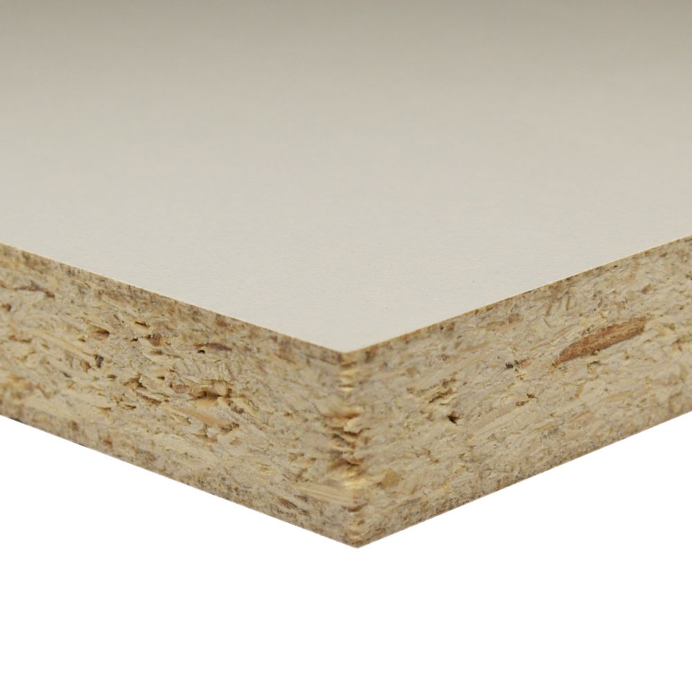 3/4 Inch 2 Feet x 4 Feet White Melamine Particleboard Handy Panel