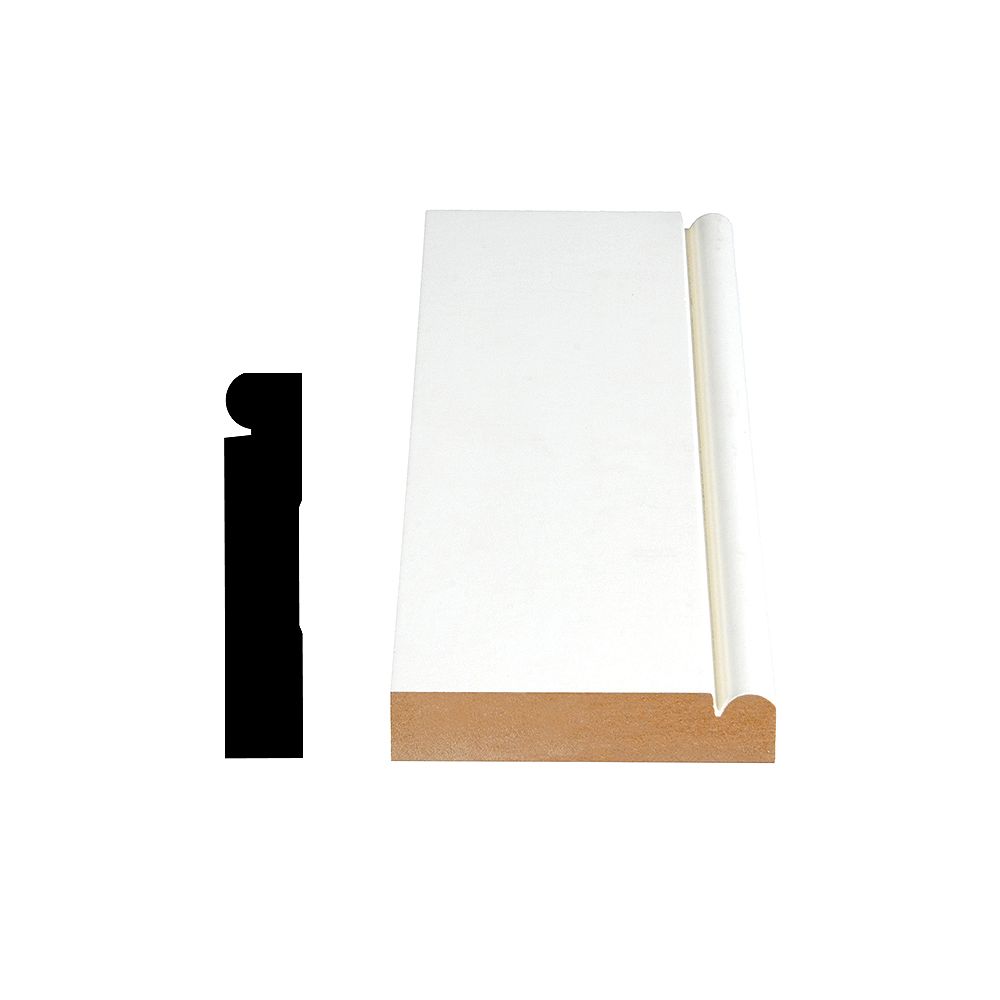 Alexandria Moulding 3/4-inch x 3 1/2-inch LDF Primed Fibreboard Casing ...