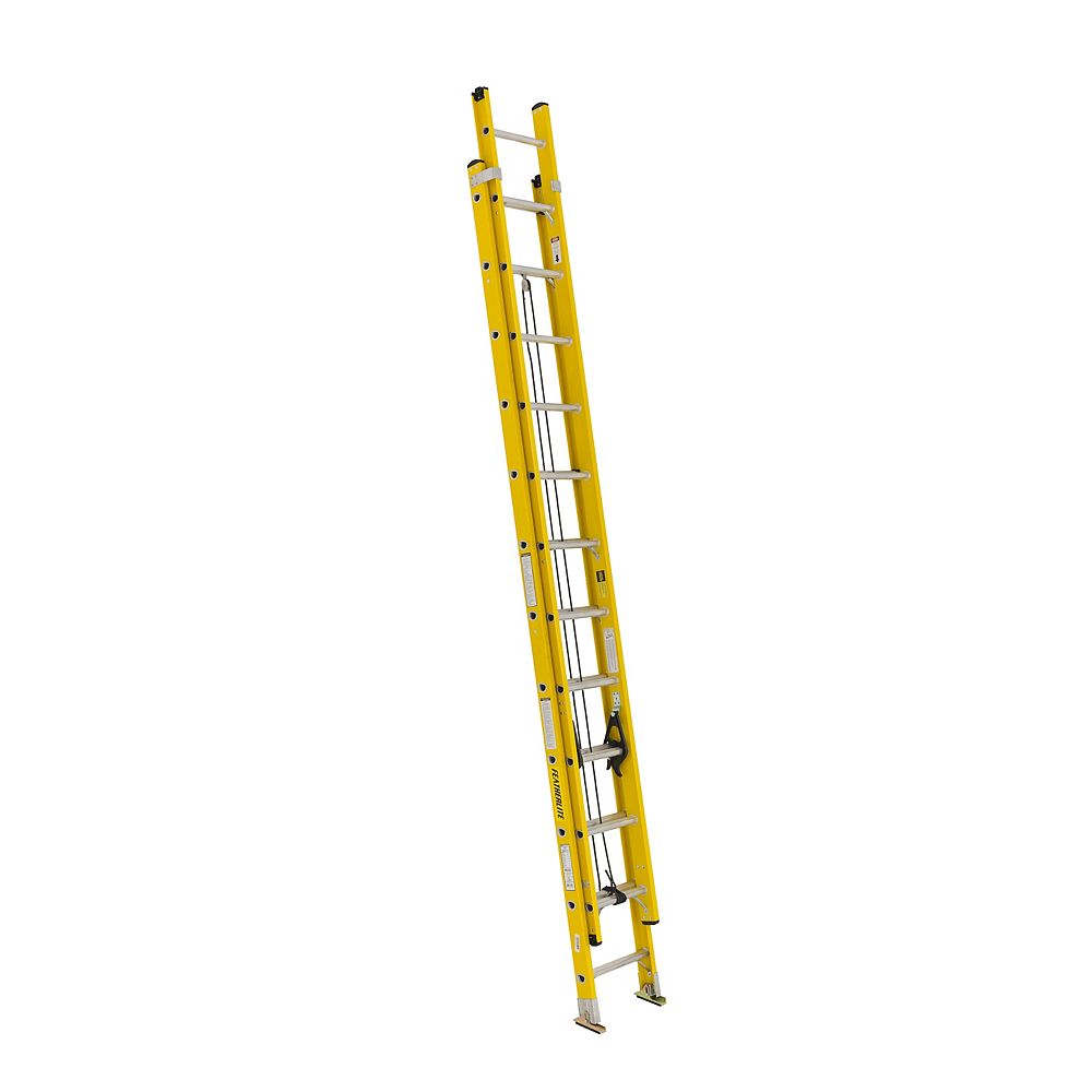 FL-3020-24 fibreglass extension ladder 24 Feet grade IA Featherlite ...