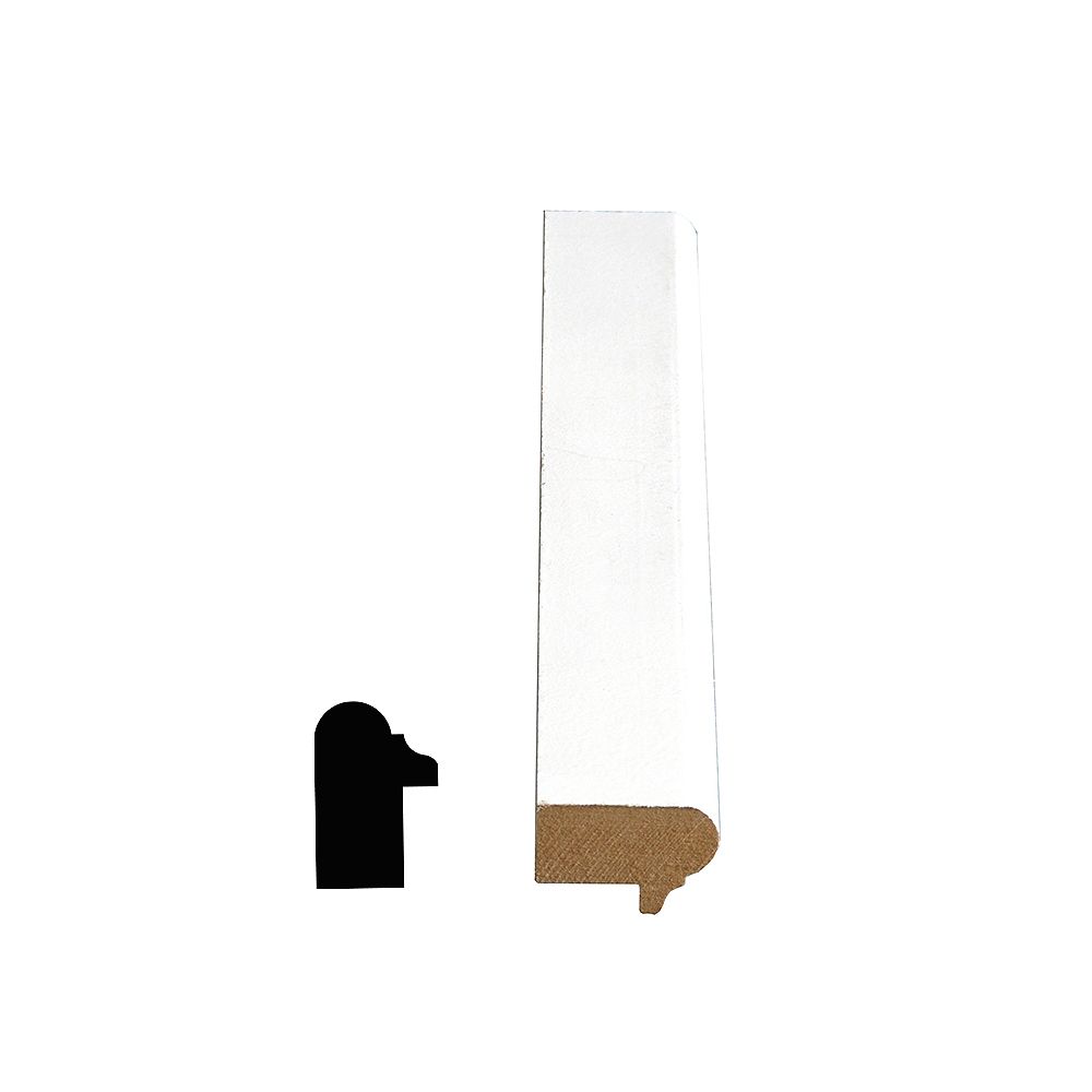 Alexandria Moulding 7/8-inch x 1 5/16-inch x 96-inch LDF Primed ...