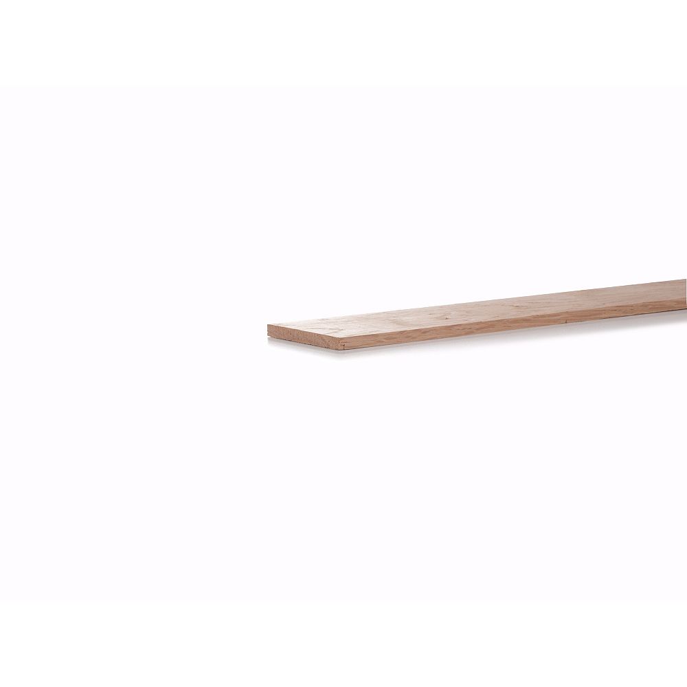 Alexandria Moulding 1/4-inch x 3-inch x 4 Feet Red Oak Hardwood Hobby ...