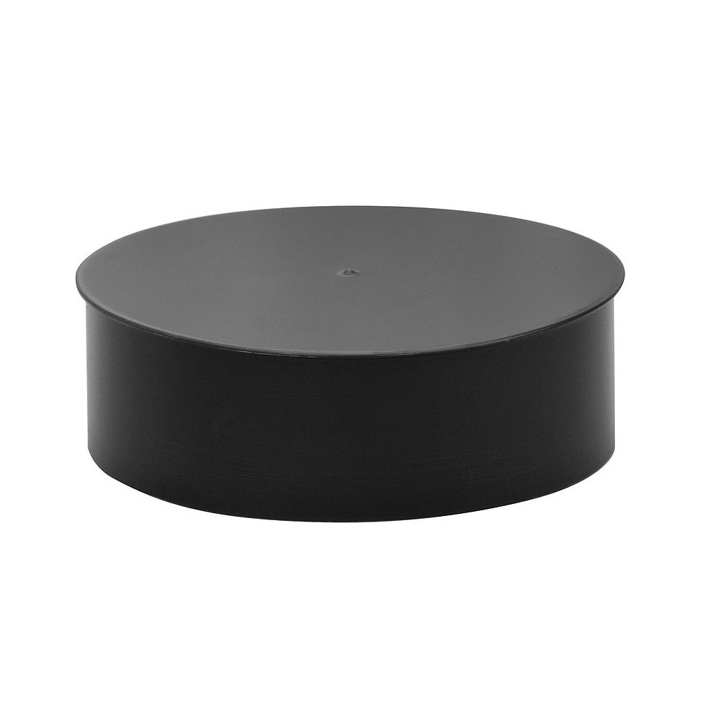 Imperial 6-inch No Crimp End Cap in Matte Black | The Home Depot Canada