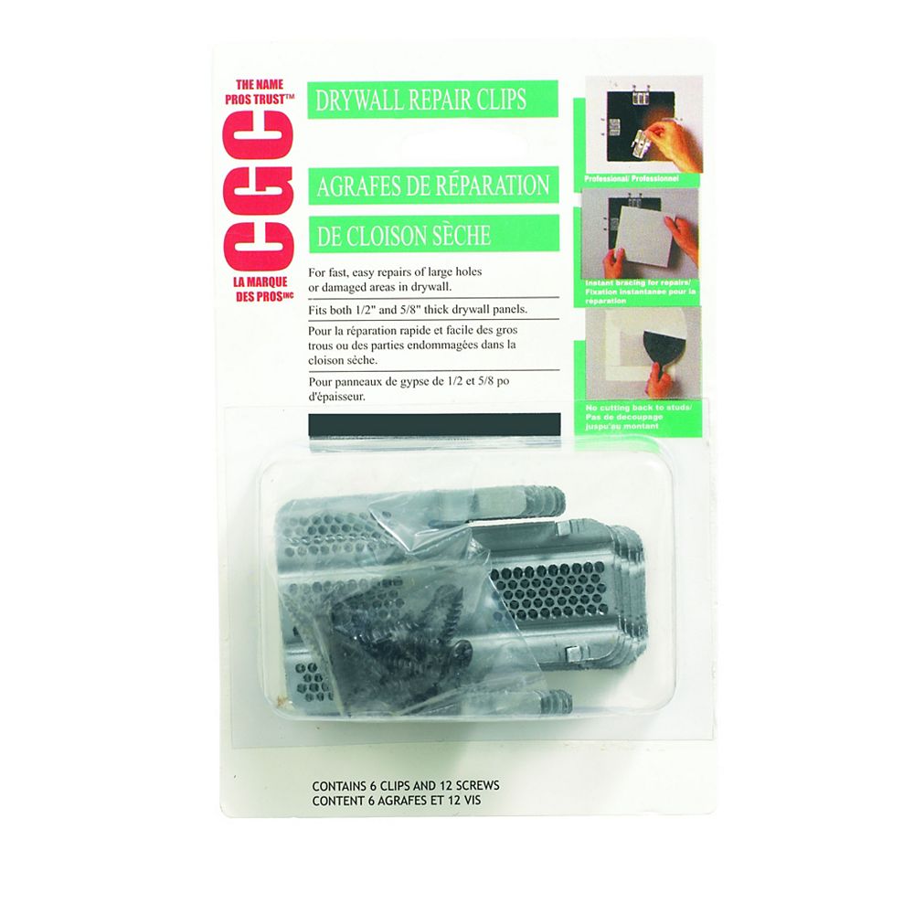 CGC Drywall Repair Clips, Package of 6 | The Home Depot Canada