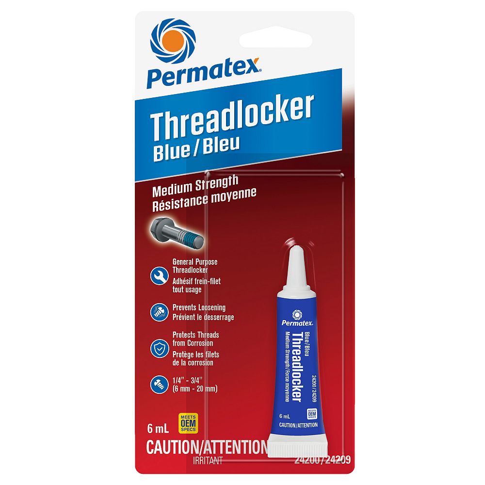 Permatex Blue Removable Strength Threadlocker The Home Depot Canada