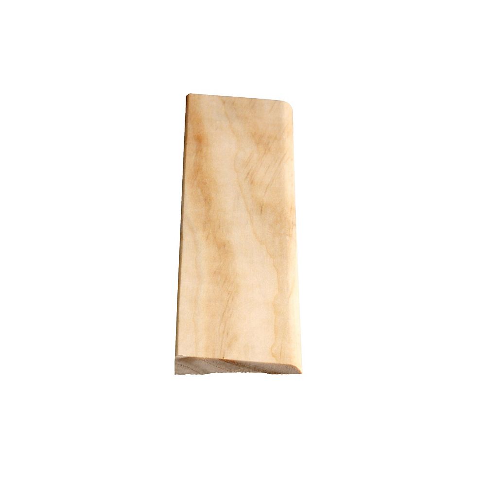 Alexandria Moulding Solid Clear Pine Bevel Casing 3/8 In. x 2-1/8 In. x ...