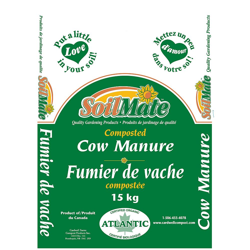 Soilmate 15 kg Natural Composted Cow Manure | The Home Depot Canada
