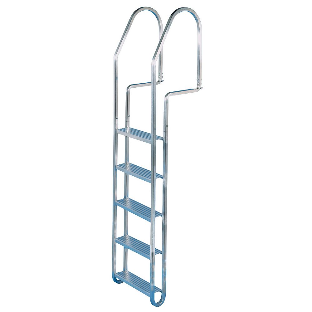 Dock Edge Dock Ladder,5 Step,c/w Quick Release,Aluminum | The Home ...
