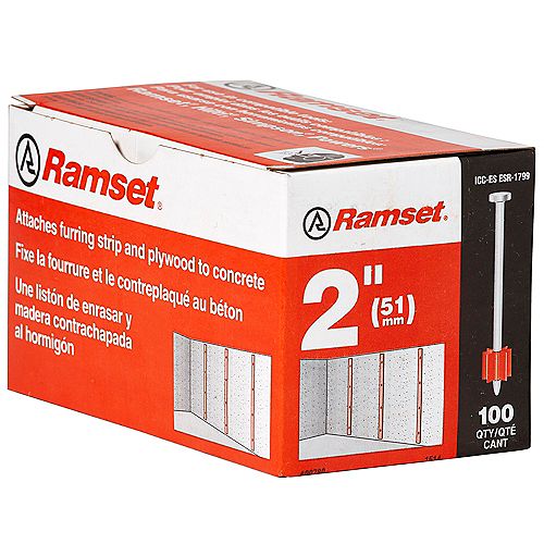 Ramset 1 1/2"" Drive Pin (25-Pack) | The Home Depot Canada