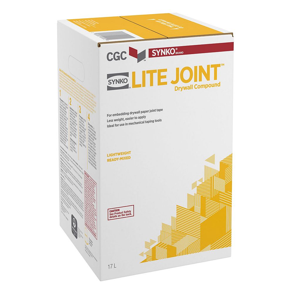 CGC Synko Lite Joint Drywall Compound, 17 L Carton | The Home Depot Canada