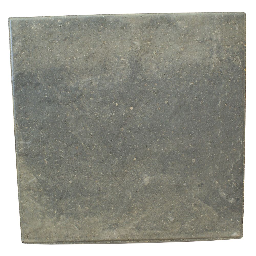 Cindercrete Slab-18 inch X18 inch Slate- Grey/Charcoal | The Home Depot ...